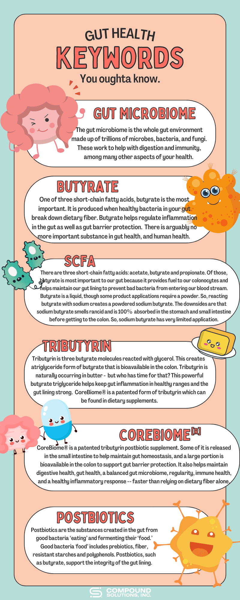 Gut Health Definitions You Need To Know - Compound Solutions : Compound ...
